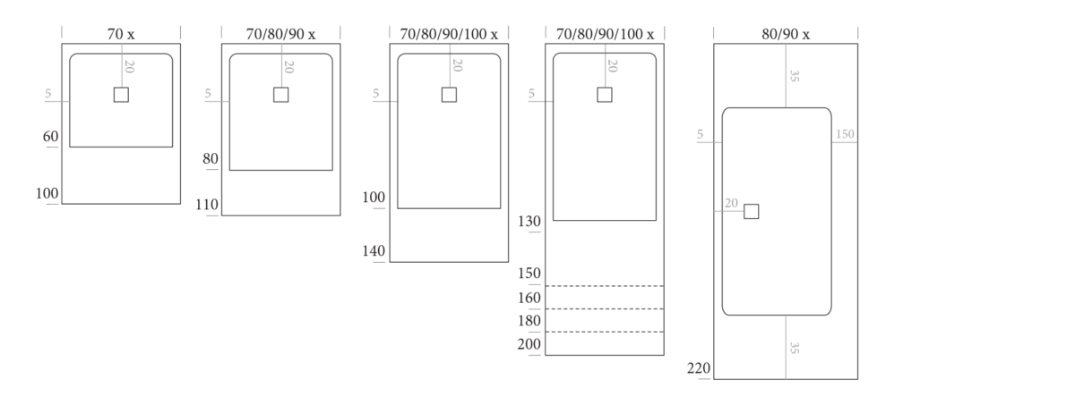 Piano - Piatto doccia di design - Disenia